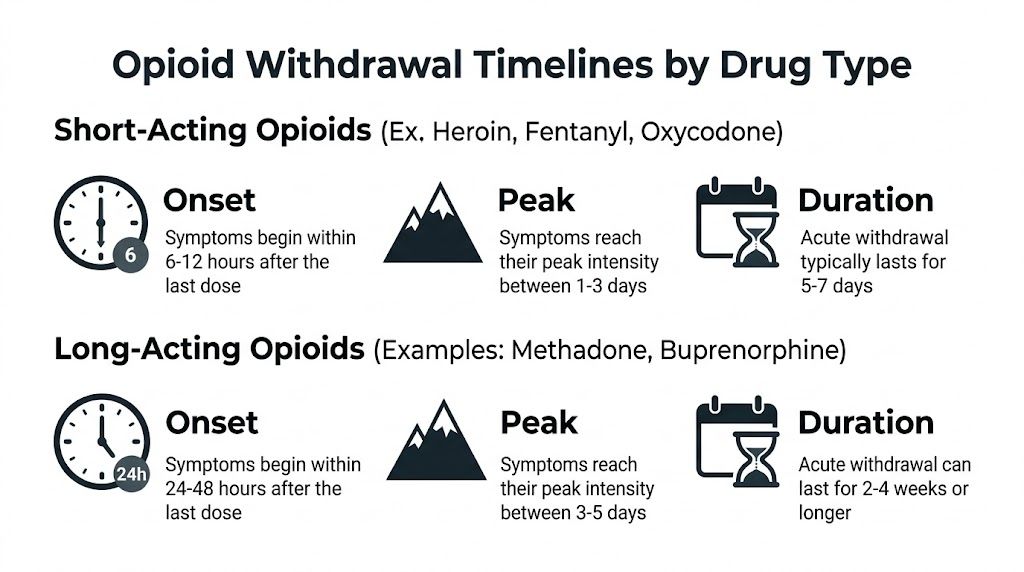 Opioid Withdrawal Symptoms and Timeline